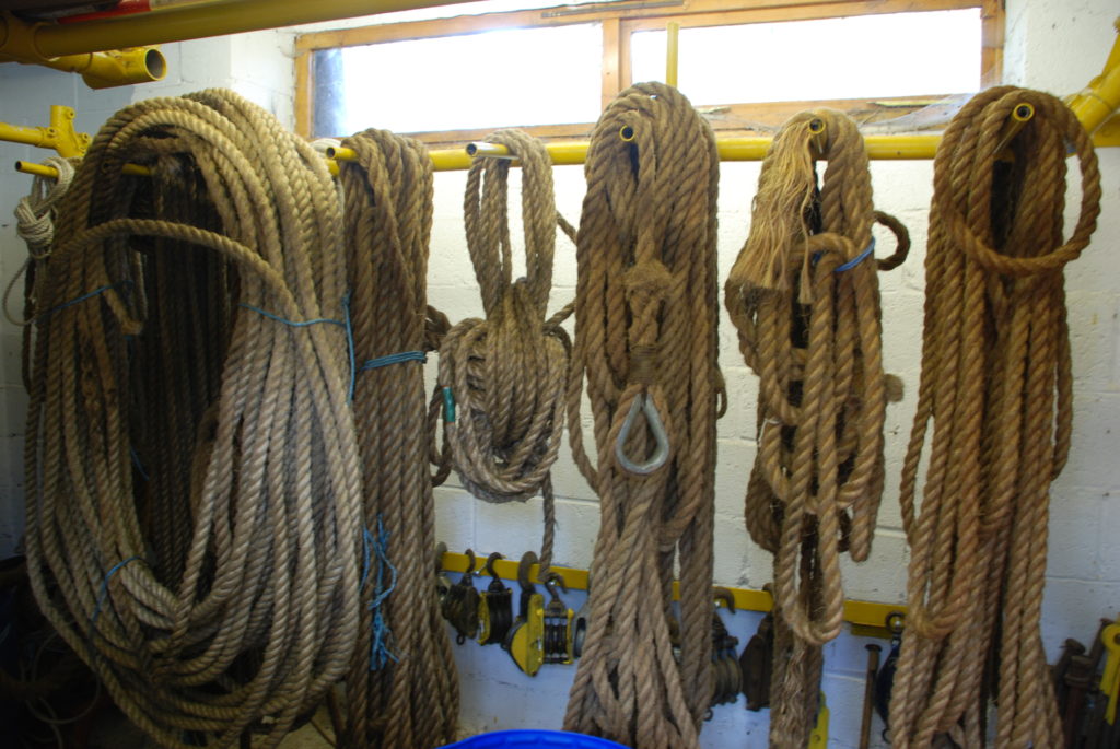 Ropes available for use with pioneering | Northampton Scouts